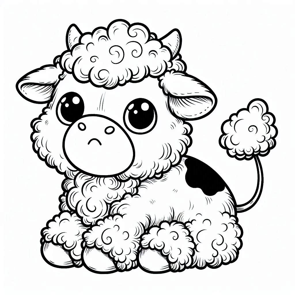Explore Cute and Free Cow Coloring Pages for Kids! - Think Academy